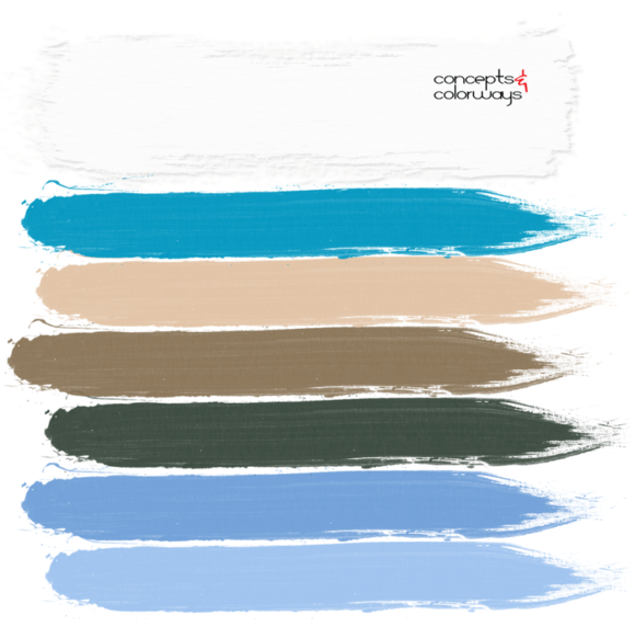 PERIWINKLE CENTERPIECE - Concepts and Colorways