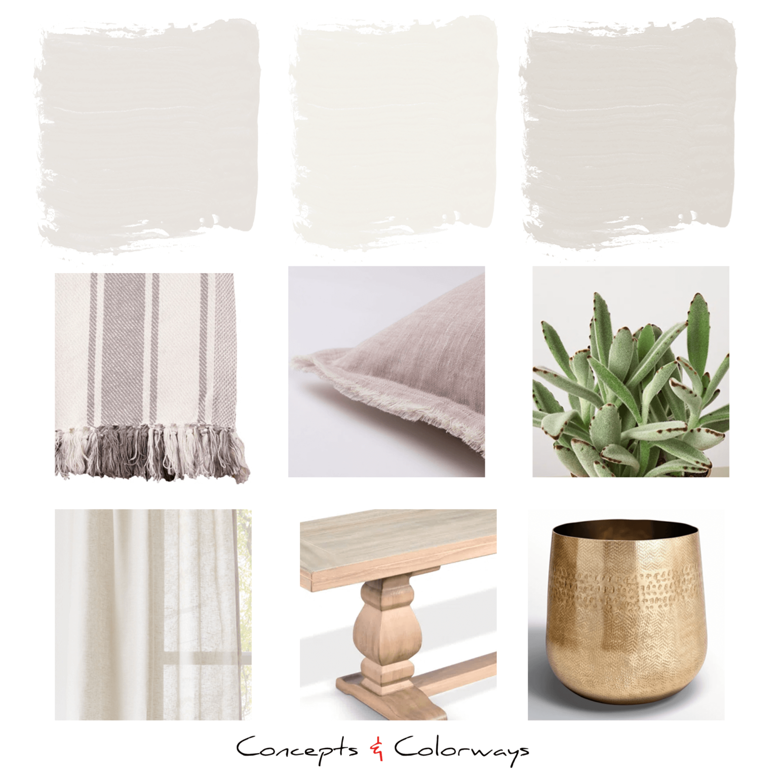 Warm White and Lilac Greige Paint Colors that Coordinate with French ...